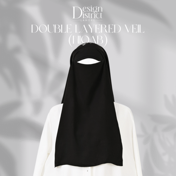 Double layered Veil (Niqab) – Design District Lahore